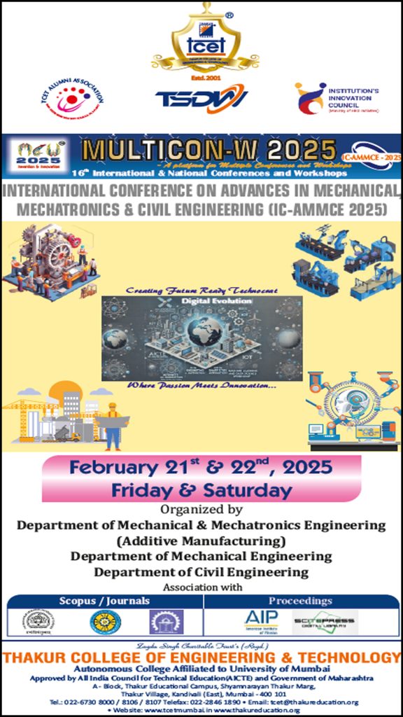 Brochures - International Conference On Advances In Mechanical ...